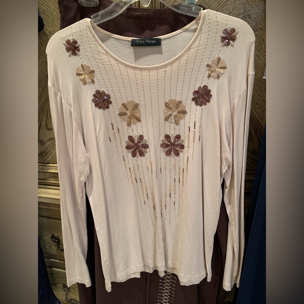 Pretty Sequence Shirt - Gem